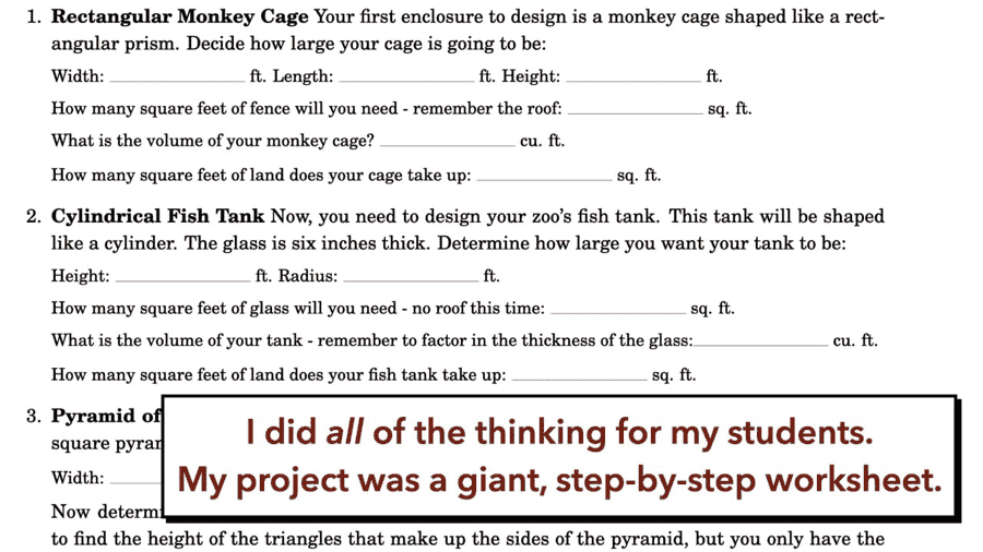 How to Build a Meaningful Math Project